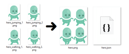 Automatically generate sprite sheet atlas files for your Phaser JS game ...